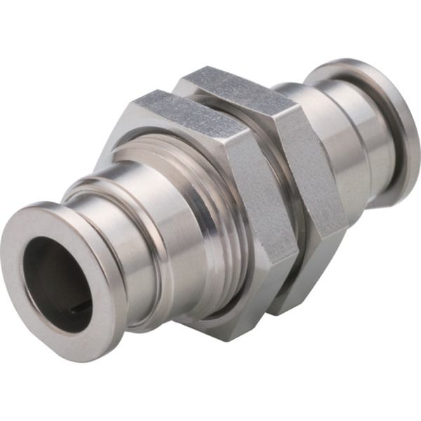 ・耐蝕に優れたSUS316製ワンタッチ継手です。・食品、薬品、医療、半導体などの分野の配管に。・適合チューブ外径D(mm)：16・六角対辺(mm)：32・最高使用圧力(MPa)：1.0・使用温度範囲(℃)：-5〜150(凍結なきこと)・使用...