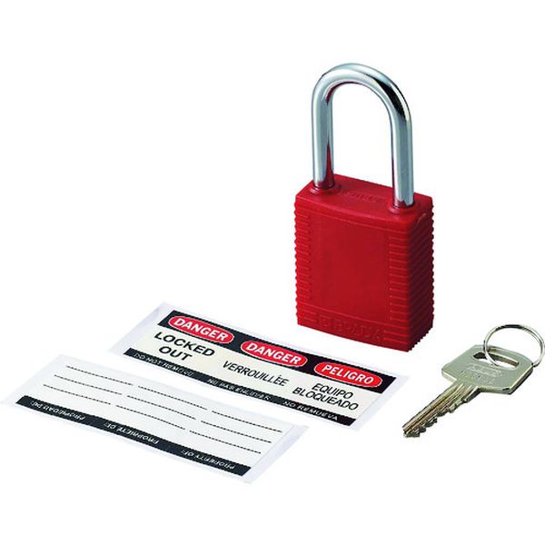 ・強化ナイロン製(ガラス繊維入)の本体は衝撃に強く、3層構造のシャックル部分は無理に力を加えても外れない構造になっています。・バルブのロックアウトに。・シャックル径(mm)：6.4・シャックル内幅(mm)：20・シャックル内高(mm)：38...