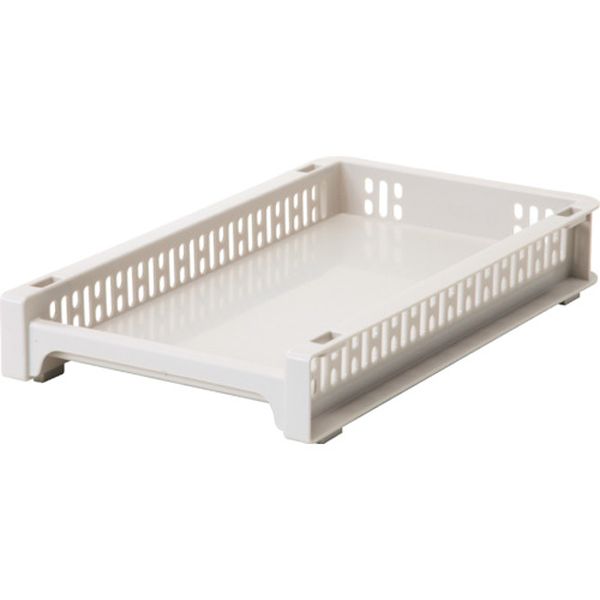 ・積重ねることで下のスペースも有効利用できるスッキリ整頓ラックです。・リビング、キッチン、サニタリー、クローゼット等様々な場所で活躍します。・色：ベージュ・外形寸法(mm)間口：226・外形寸法(mm)奥行：388・外形寸法(mm)高さ：6...