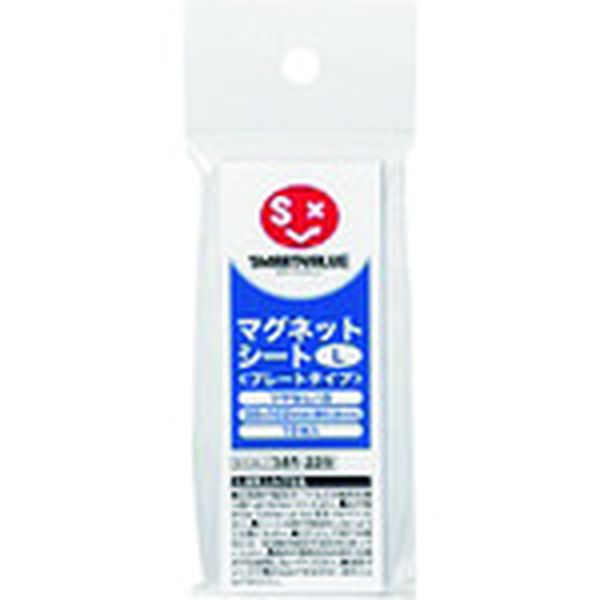 ・ホワイトボードの名札用に適したマグネットシートです。・ハサミなどでカット可能です。・表面はツヤなしタイプになっており、油性マーカーで書き込むことができますが、消すことはできません。・種別：L・寸法：縦102×横38mm・入数：10枚・厚さ...