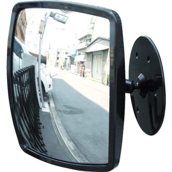 ・取り付け、角度調整が容易にできます。・角型ワイドタイプなのでハッキリ、大きく見えます。・ガレージ・出入りの安全確認。・店舗内の防犯。・倉庫・通路の安全確認。・幅(mm)：195・高さ(mm)：160・像大きさ(曲面R)：300・取付仕様：...