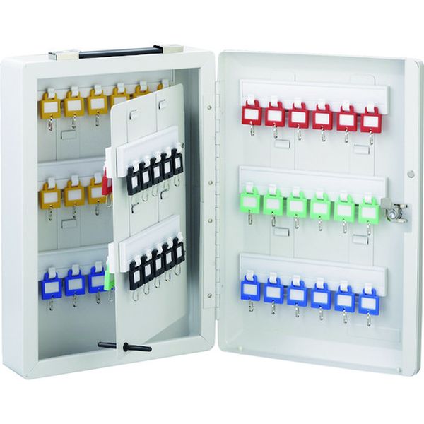 ・壁掛け・携帯兼用タイプ・別売のマグネットを使用すれば、スチール面に取付可能です。・扉は強力ネオジム磁石によりしっかり閉まります。・鍵の管理、分類に。・間口(mm)：250・奥行(mm)：90・高さ(mm)：370・ホルダ数(個)：60・色...