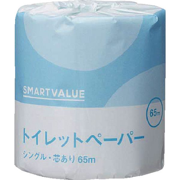 ・ミシン目入りの65mタイプです。・1ロールずつ包装されているので衛生的にお使いいただけます。・包装紙も水に流せます。・1枚ずつ流して下さい。・幅(mm)：114・長さ(m)：65・タイプ：シングル・ケース入数：100ロール・1箱入数：10...