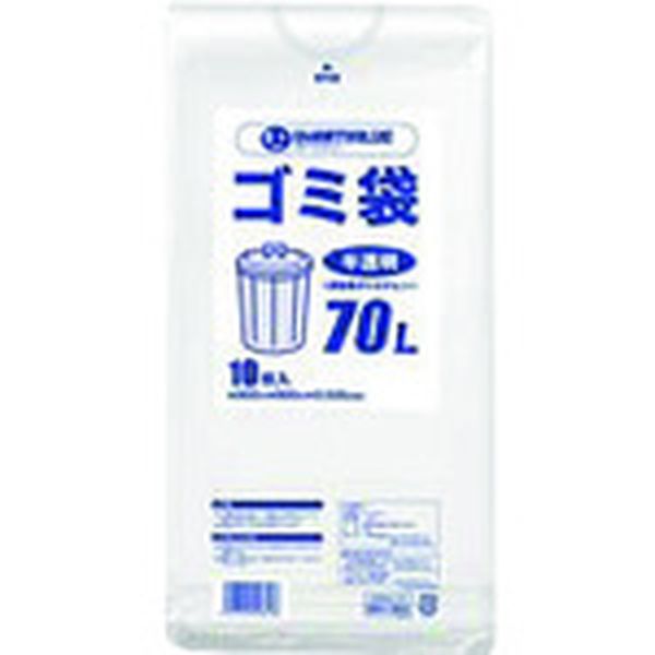 ・お求めやすい10枚入のゴミ袋です。・縦(mm)：900・横(mm)：800・厚さ(mm)：0.035・容量(L)：70・色：半透明・規格：70L・厚：0.035mm・手触り：ツルツルタイプ・ゴミ袋・低密度ポリエチレン・生産国 インドネシア...