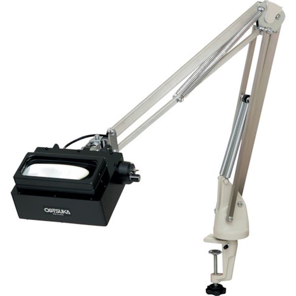 ・同軸照明と拡大鏡の機能を組み合わせた製品・金属や樹脂表面の不良の可視化・深溝や小径止り穴内の目視検査・複雑な可能のワークを1台で検査可能に・倍率(倍)：2×/4×・レンズ寸法(mm)：130×50・アーム長さ(mm)：750・幅(mm)：...