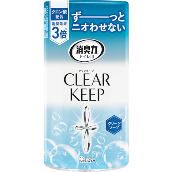 ・クエン酸の力でトイレ特有の尿のしみつき臭、とびちり臭に3倍効きます。・ナノパウダー配合で、すばやく強力に空間を消臭します。・トイレ用。・香り：クリーンソープ・摘要：置き型・容量(ml)：400・クエン酸配合・ナノパウダー配合・大容量400...