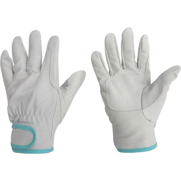 ・上質の豚皮に手首にマジックを付けたフィット感を向上した皮手袋です。・手の平部分に補強のアテ付で、耐久性抜群です。・一般作業用に。・色：グレー・サイズ：3L・全長(cm)：24.5・手のひら周り(cm)：24.0・中指長さ(cm)：9.5・...