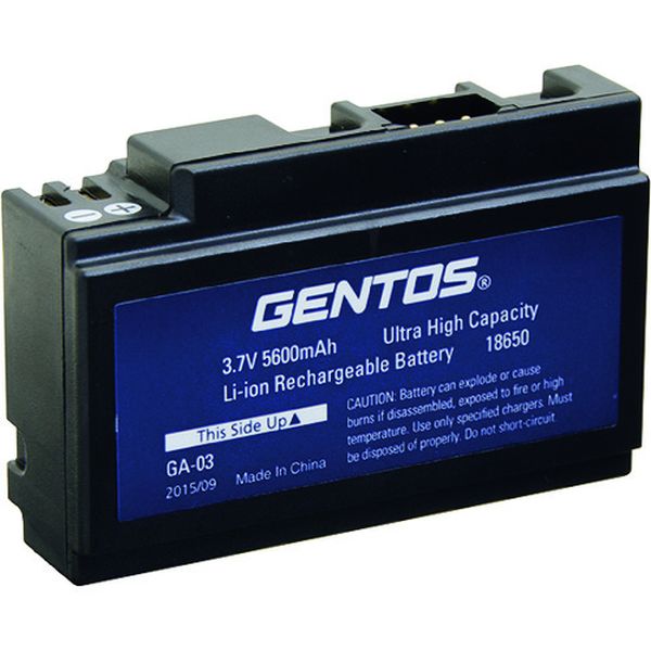 ・ヘッドライトはGH-003RGとGH-100RG専用リチウムイオン充電池です。・容量：5600mAh・電圧(V)：3.7・電池寿命：充放電約300回・生産国 中国・JANコード 4950654036978・質量 15g・コード：215-1...
