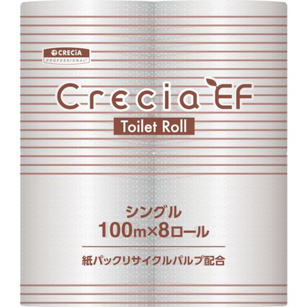 ・当社独自の製法でバージンパルプ同様のやわらかな肌ざわりを実現しながらも、環境に配慮した製品です。・シートサイズ(mm)：114×100・幅(mm)：114・長さ(m)：100・タイプ：シングル・ケース入数：64ロール・1ケースあたり8パッ...