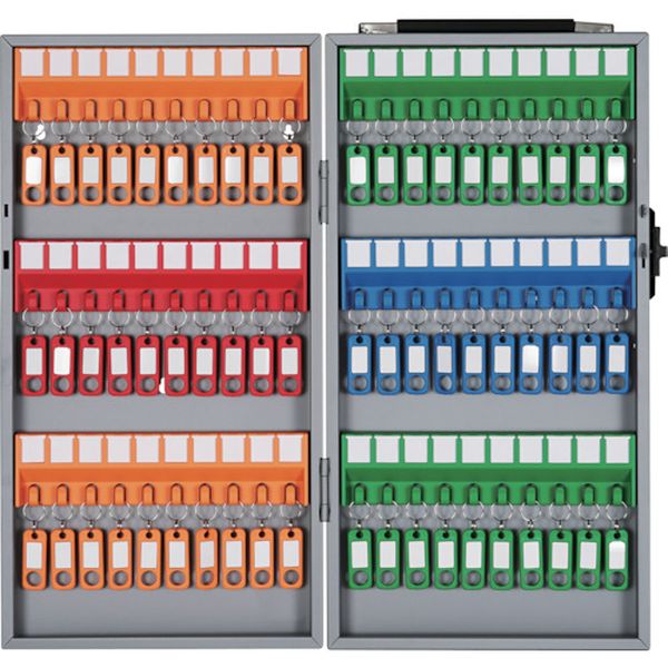 ・カラフルなキーホルダーは用途別に鍵を分類して管理でき、掛け間違いや取り間違いを防ぎます。・キーハンガーはマグネットでの着脱式のため、取り外しが可能でカギの大きさや量に合わせて自由にレイアウト可能です。・壁掛けはもちろんのこと、ハンドル付な...