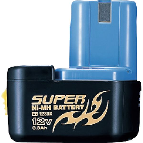 ・12Vニッケル水素コードレス製品用バッテリーです。・容量3.3Ahで、長寿命です。・冷却対応電池です。・接地面がフラット式なので、安定して自立します。・コードレス工具用蓄電池。・種類：電池パック・容量(Ah)：3.3・電圧(V)：12・冷...