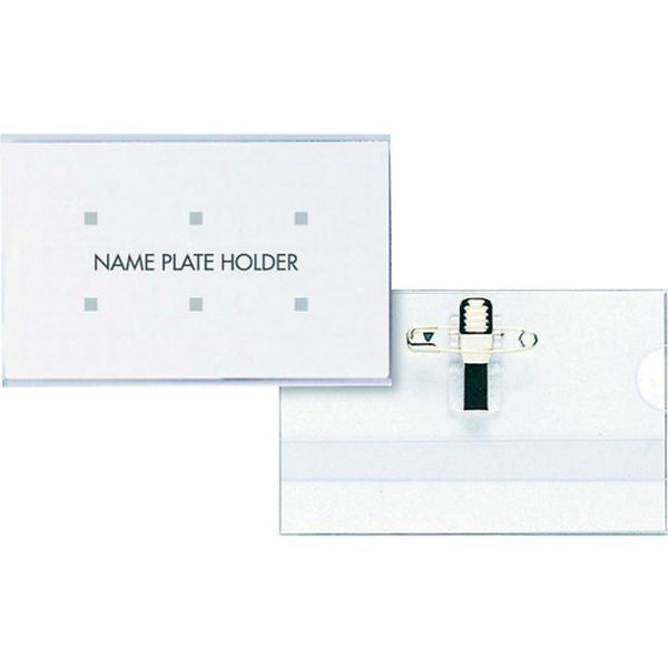 ・各種展示会などでの使用に適しています。・タイプ：L寸法・縦(mm)：58・横(mm)：90・厚さ(mm)：12・中紙サイズ(mm)：90×55(名刺サイズ)・1枚入・ハードタイプ・サイズ：L・金属クリップ両用・中紙寸法(mm)：W90XH...