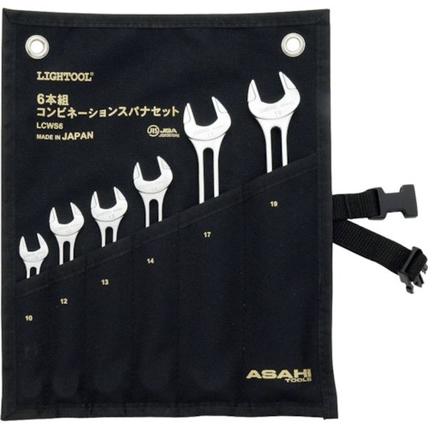 ・メーカー比で20％以上軽量化するとともに省資源を目指した工具です。・JIS規格品です。・軽量化のネックである強度を確保し、JIS規格をクリアしてます。・ネジの締結作業。・長時間にわたる作業。・セット内容(mm)：10、12、13、14、1...