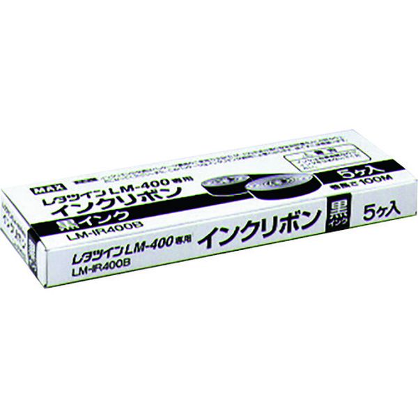 ・旧機種LM-4002、LM-400用インクリボン黒です。・制御盤内の端子台に接続された電線へのマーキングに。・リボン長さ(m)：100・適合機種：LM-400・LM4002・インク色：黒・適合機種：LM-4002、LM-400・100m×...