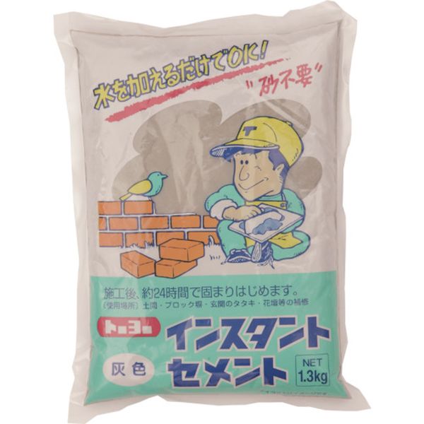 ・セメントと骨材がブレンドされたドライモルタルです。・水と混錬するだけで施工が可能です。・モルタル用混和剤の添加が可能です。・骨材粒径は1mm以下です。・コンクリート部の修繕に・色：灰・容量(kg)：1.3・硬化時間：24時間・施工面積：2...
