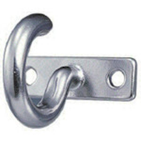 ・設置幅の狭い面でも取り付け可能です。・座ぐりなしタイプなので、ナベ頭などのねじをご使用ください。・壁面・床面・柱等に設置し、チェーン・ワイヤ・ロープの端末金具として使用。・使用荷重(kN)：0.20・D(mm)：6・L(mm)：14・S1...