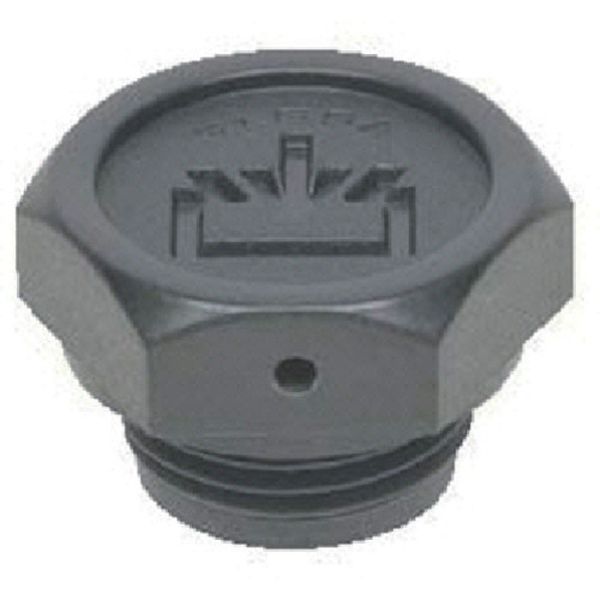 ・通気穴付きのオイルプラグです。・使用温度はmax.130℃ min.-30℃です。・厚さ(mm)：22・耐熱温度(℃)：130・ねじ長さ(mm)：13・ねじ寸法：G1・二面幅寸法(mm)：38・色:ブラック・締付トルク(N・m):12〜1...