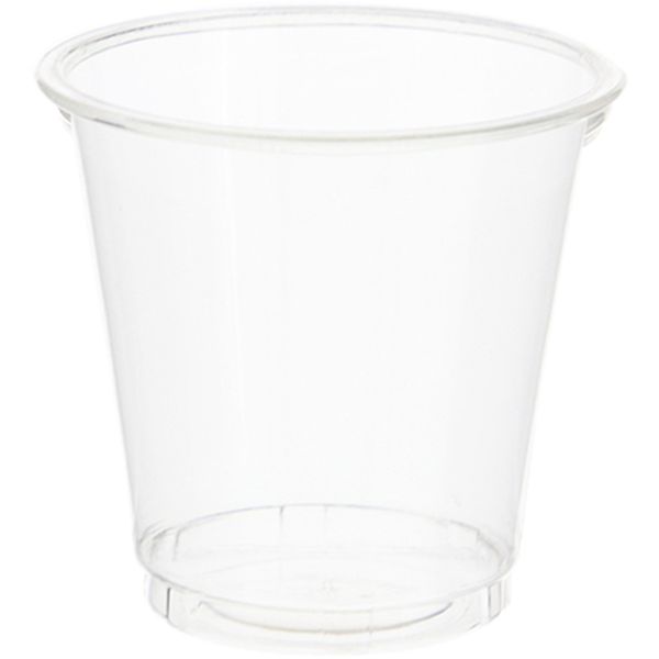・透明度の高い高品質PETカップです。・耐油性・耐薬性に優れています。・展示会やイベントなどの試飲、アウトドアのデザートにおすすめです。・別売で「A-PET平フタ62mm口径用穴なし」があります。・容量(ml)：満杯：約110・容量(オンス...