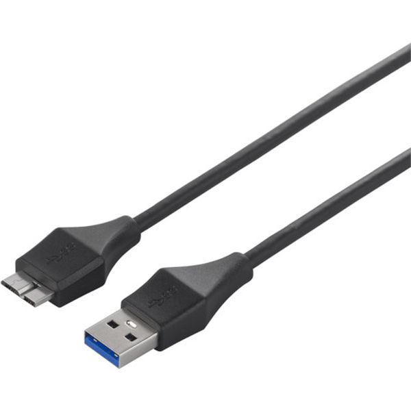 ・USB3.0 A to microBケーブル・USB2.0の10倍以上の5Gbpsの転送速度を実現します。・直感的に挿し方向がわかる!起伏をつけた持ちやすいコネクタです。・やわらかくて使いやすいスリムケーブルです。・色：ブラック・生産国 ...