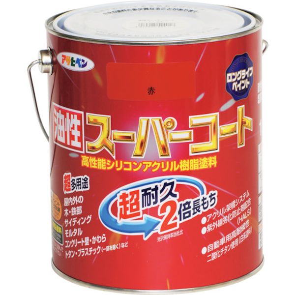 ・シリコンアクリル樹脂のアクリル架橋システム及び紫外線劣化防止剤(HALS)の相乗効果により、汚れにくく、耐久性が格段に優れた高性能塗料です。・モルタルやコンクリート壁などアルカリ面にも塗装できます。・白系塗料には自動車用にも使用されている...