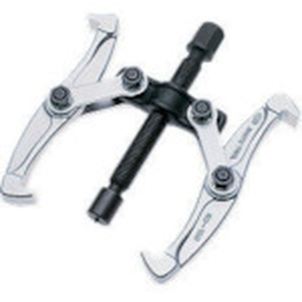 ・クローの付け替えで内径側にも使えます。・汎用工具・適合プーリ(mm)：60〜150・爪の届く長さ(mm)：100・破断荷重(t)：6・生産国 日本・JANコード 4989433719290・質量 1862g・コード：807-0176 ・品...