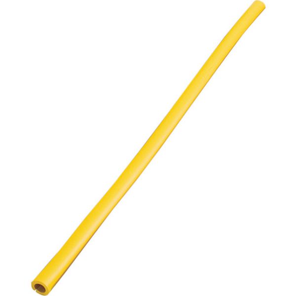 ・クッション性、耐摩耗性に優れたクッション材です。・丸型支柱やパイプ部材の保護材として最適。・丸型支柱やパイプ部材の保護材として最適。・色：イエロー・幅(mm)：29・長さ(m)：0.9・長さ(mm)：900・厚さ(mm)：6・取付方法：貼...