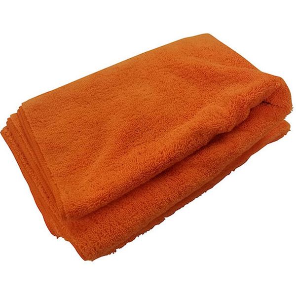 ・マイクロファイバー素材なので吸水性抜群＆相手を傷つけません。・1枚で約3.7Lの吸水性能です。・拭き取り作業の邪魔になるタグは付けていません。・大型車の洗車ふき取りに。・お掃除の水気取りに。・マリンスポーツやレジャーに。・色：オレンジ・サ...