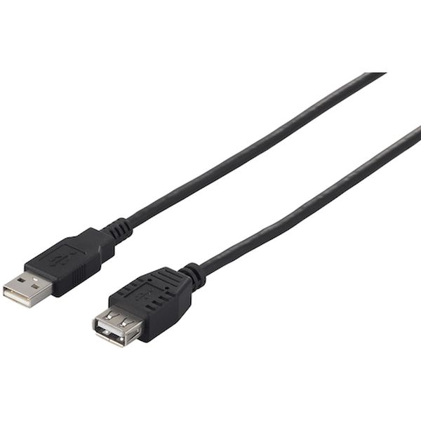・離れたパソコンとプリンター・HDDをつなぐ、USB2.0延長ケーブルです。・480Mbpsの高速伝送対応です。・無鉛はんだ使用です。・色：ブラック・USB2.0延長ケーブル (A to A) 1.5m ブラック・生産国 非公開・JANコー...