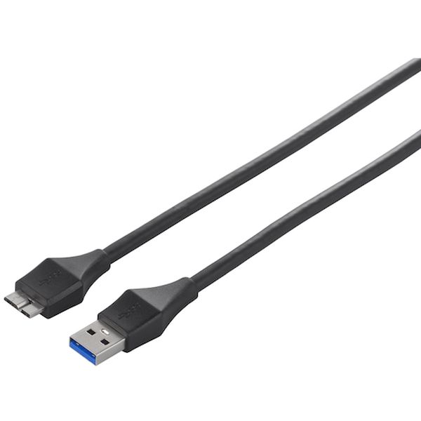・USB3.0 A to microBケーブル・USB2.0の10倍以上の5Gbpsの転送速度を実現します。・直感的に挿し方向がわかる!起伏をつけた持ちやすいコネクタです。・色：ブラック・ユニバーサルコネクター USB3.0 A to mi...