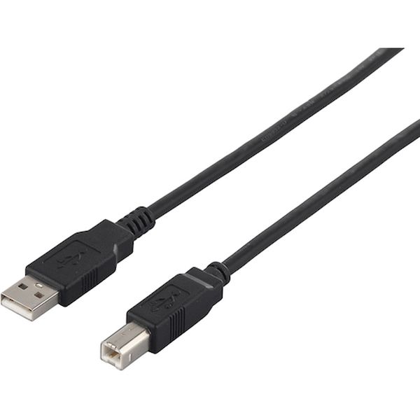 ・パソコンとプリンターをつなぐUSB2.0ケーブル(A to B)です。・色：ブラック・USB2.0 A to Bケーブル1.5mブラック・生産国 非公開・JANコード 4950190369196・質量 59g・コード：453-9595 ・...