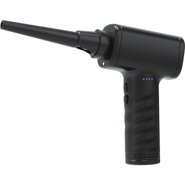 ・空気をパワフルに噴射する電動のエアダスターです。・折りたたみ式でコンパクト・取り回しも楽に行えます。・ノズル差込口が90度折りたたみ可能です。・LEDライト付きで暗所のホコリも見つけやすいです。・充電しながらくり返し使えるエアダスターを求...