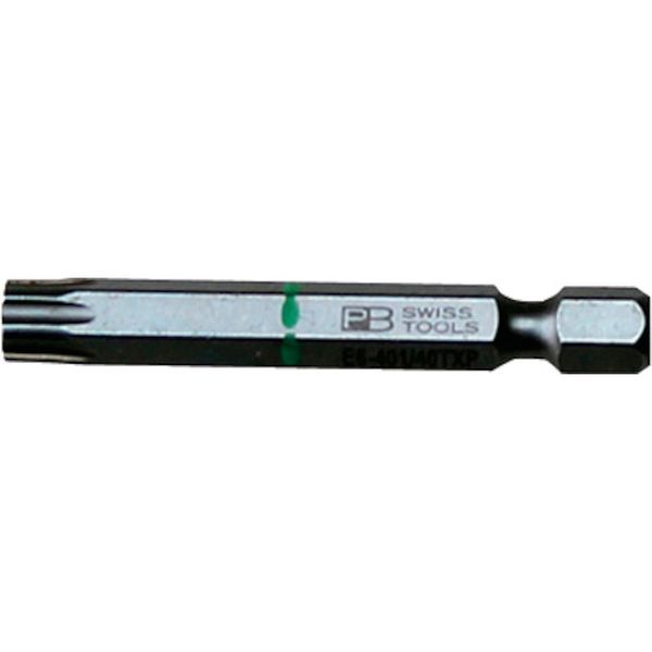 ・強度と精度に優れた差込角1/4インチ(6.35mm)の段付きトルクスプラスビットです。・刃先：T40・全長(mm)：50・差込角(mm)：6.3・生産国 スイス・JANコード 7610733207220・質量 12.500g・コード：85...