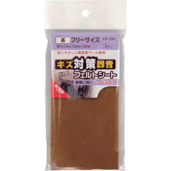・切って貼るだけ! カンタンらくちん、キズ・脚音対策フェルトシート、貼る場所の大きさに合わせて自由にカット出来ます。・ローリング床ですべりやすい高密度ウールのフェルトで、イス等を動かすときのキズや衝撃音を防ぎ、粘着タイプで簡単に貼ることがで...