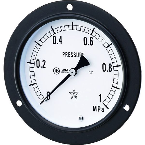 ・耐久性に優れています。・JIS B 7505-1規格品です。・圧力レンジ(MPa)：-0.1〜0・最小目盛(MPa)：-0.002・呼称：FDU3/8×100×-0.1MPa・精度：±1.6%FS・接続部サイズ：G3/8B・ブルドン管：黄...