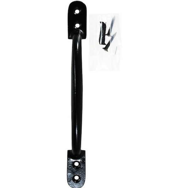 ・シンプルで落ち着いた色合いの取っ手ですので、ドア、家具用の取っ手としてご使用ください。・家具の模様替え、DIYに使用し、自分好みのお部屋にできます。・全長(mm)：185・全高(mm)：34・色：ブラック・幅(mm)：18・穴径(mm)：...