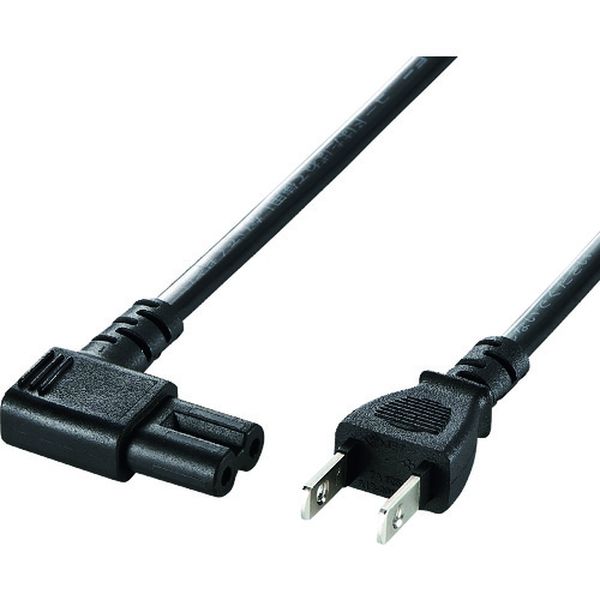 ・トラッキング火災予防絶縁キャップが付いた安全型電源コードです。・各社ノートパソコン、デジカメ、ハードディスクなどのACアダプタ用電源ケーブルとしてご使用になれます。・対応機器：ACインデット(メガネ型コネクタ)を持つ機器のACアダプタ用で...