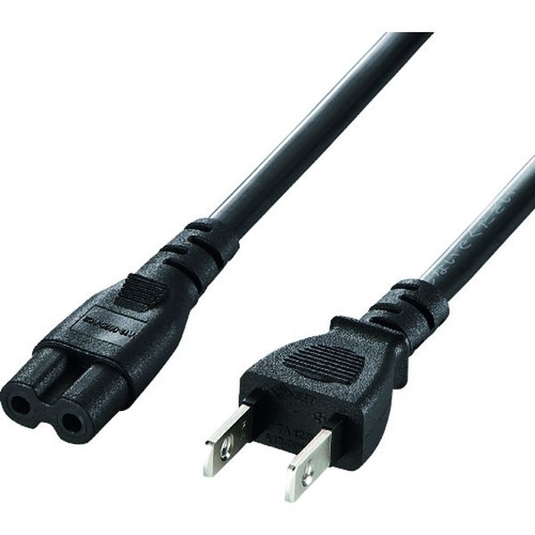 ・トラッキング火災予防絶縁キャップが付いた安全型電源コードです。・各社ノートパソコン、デジカメ、ハードディスクなどのACアダプタ用電源ケーブルとしてご使用になれます。・対応機器：ACインデット(メガネ型コネクタ)を持つ機器のACアダプタ用で...