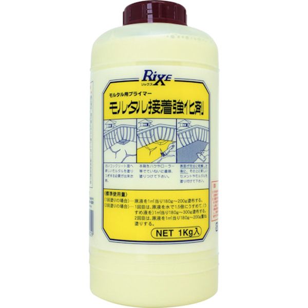 ・本品を使うと下地との接着力が約5倍向上します。(当社製品をコンクリート面にて評価)・コンクリート、モルタル施工時のプライマーとして。・色：淡黄色・容量(g)：1000・容量(ml)：400・硬化時間：約24時間・施工面積：1回塗り：180...
