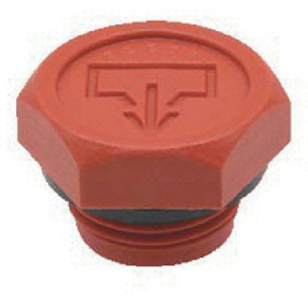 ・ドレン表示t付きのオイルプラグです。・使用温度はmax.130℃ min.-30℃です。・厚さ(mm)：16・耐熱温度(℃)：130・ねじ長さ(mm)：9・ねじ寸法：G1/8・二面幅寸法(mm)：19・色:レッド・締付トルク(N・m):4...