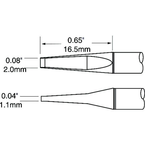 ・MX-PTZツイーザーホルダーやMX-UK4に使用出来ます。・ヒーター温度357℃　ブレード型　2.0mm x 16.5mm・生産国 アメリカ・質量 8g・コード：147-3866 ・品目：PTTC603PTTC-603楽天 JP店
