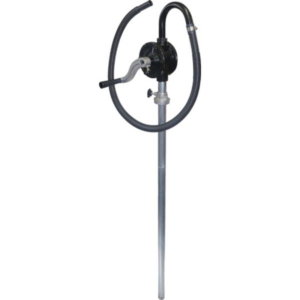 ・ドラム缶用としてスタンダードなポンプです。・アルミ製の為軽量で、ドラム缶の入替えが楽に行えます。・低粘度油の移送給油に適したポンプです。・ドラム缶用。・使用可能液剤：潤滑油・冷却液・ギア比：1：1・吐出量：10L/40回転・アルミ・用途：...