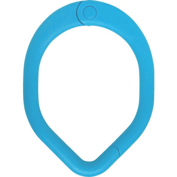 ・単管パイプがらくらく通ります。・パイプの中間部でも着脱できます。・ハトメ穴に通してお使いください。・シートやカーテンの展張に。・色：青・使用荷重(kN)：0.08・D(mm)：8・L(mm)：90・W(mm)：67・熱変形温度：130℃・...