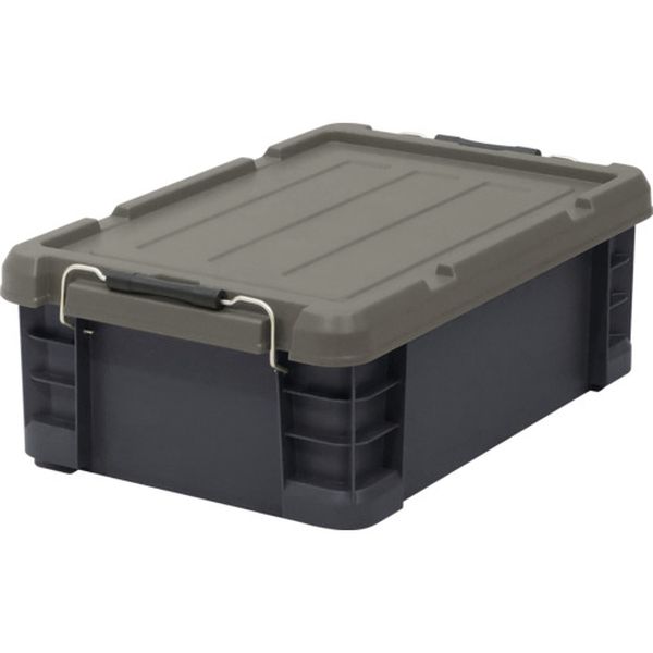 ・「バンパーグレード樹脂」を使用したコンテナボックス・強い衝撃も吸収して割れにくく、耐寒性にも優れています。・容量(L)：13・色：オリーブドラブ・外形寸法(mm)間口：295・外形寸法(mm)奥行：443・外形寸法(mm)高さ：159・有...