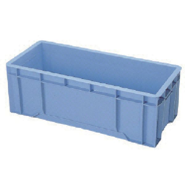 ・自動搬送機対応のコンテナです。・容量(L)：27・色：ブルー・外形寸法(mm)間口：615・外形寸法(mm)奥行：270・外形寸法(mm)高さ：215・有効内寸(mm)間口：565・有効内寸(mm)奥行：220・有効内寸(mm)高さ：20...