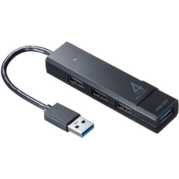 ・USB3.1 Gen1×1ポート、USB2.0×3ポートのコンボハブです。・ワイヤレスマウスのレシーバーなどUSB3.1 Gen1が必要ない機器と併用するのに最適です。・USB3.1 Gen1ポートはスーパースピードモード(5Gbps)[...