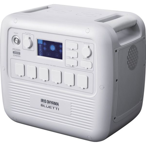 ・複数の出力ポートにより、多くのデバイスに同時に出力可能です。・災害時や停電時などに活躍するポータブル電源です。・アイリスオーヤマと安心安全の電池関連技術を誇るBLUETTIの共同開発です。・リン酸鉄リチウムイオンバッテリーを搭載し、一般的...