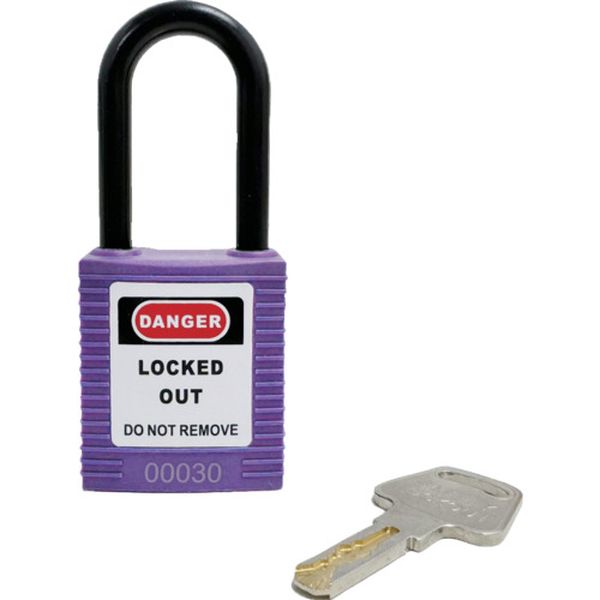 ・絶縁が必要な環境でのロックアウトに最適です。・豊富なカラーバリエーションからお選びいただけます。・ロックアウトに。・幅(mm)：38・高さ(mm)：89・色：紫・ケース寸法(mm)幅：38・ケース寸法(mm)奥行：20・ケース寸法(mm)...