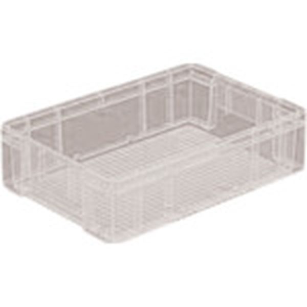 ・全面ベタ目のスタンダードな多目的コンテナです。・堅牢な設計で多くの用途にご使用頂けます。・容量(L)：17.7・色：透明・外形寸法(mm)間口：510・外形寸法(mm)奥行：350・外形寸法(mm)高さ：30・有効内寸(mm)間口：458...