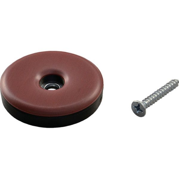 ・スベリ易いフッ素樹脂製なので、家具などを楽々移動できます。・ビスで取り付けるので、外れにくいです・家具や椅子などの脚裏に。・幅(mm)：38・奥行(mm)：38・高さ(mm)：8.5・色：茶・形状：丸・厚さ：8.5mm・ビス付・フッ素樹脂...