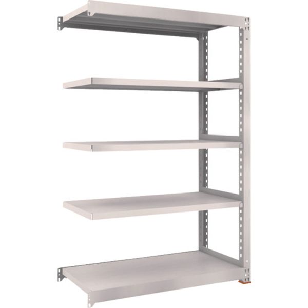 ・ボルトを1本も使用していないボルトレス構造で、分解・組み立て作業が簡単で、作業時間を大幅に短縮できます。・棚の段変更が、25mmピッチで、自由に調整、変更ができます。・高さ、奥行が同じであれば、増結することができます。・また、支柱を兼用す...